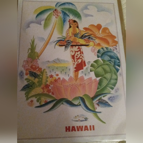 Matson Travel Ad | Wall Decor | New Matson Hawaiian Ad Print | Poshmark